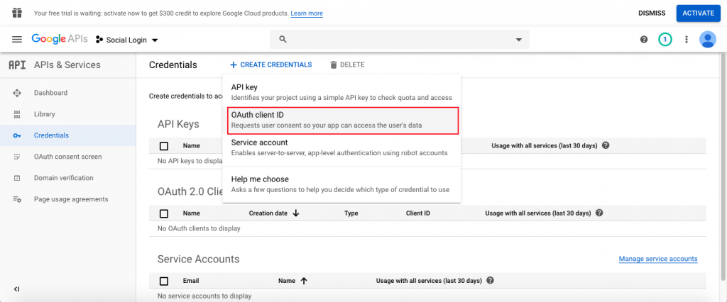 Integrate Google and Facebook Authenticate Using Angular 8