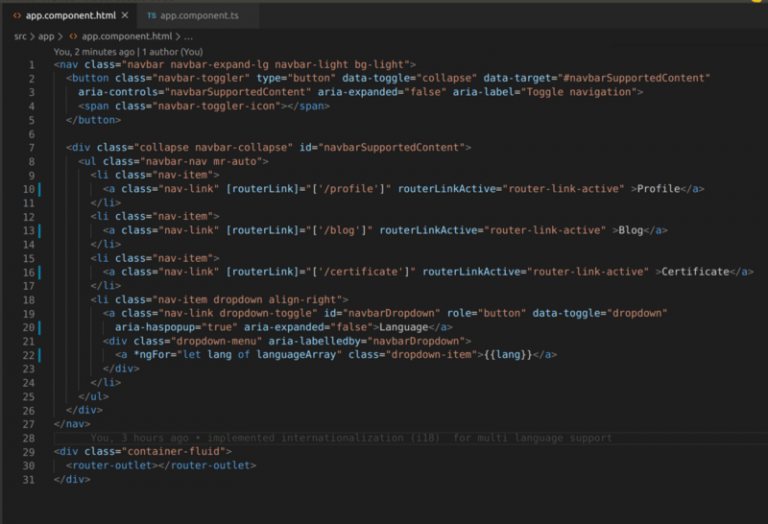 Implement Internationalization (i18n) in Angular Application