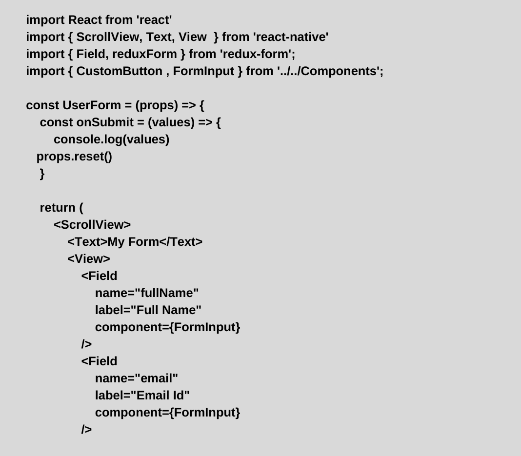 how-to-integrate-redux-form-in-react-native-application
