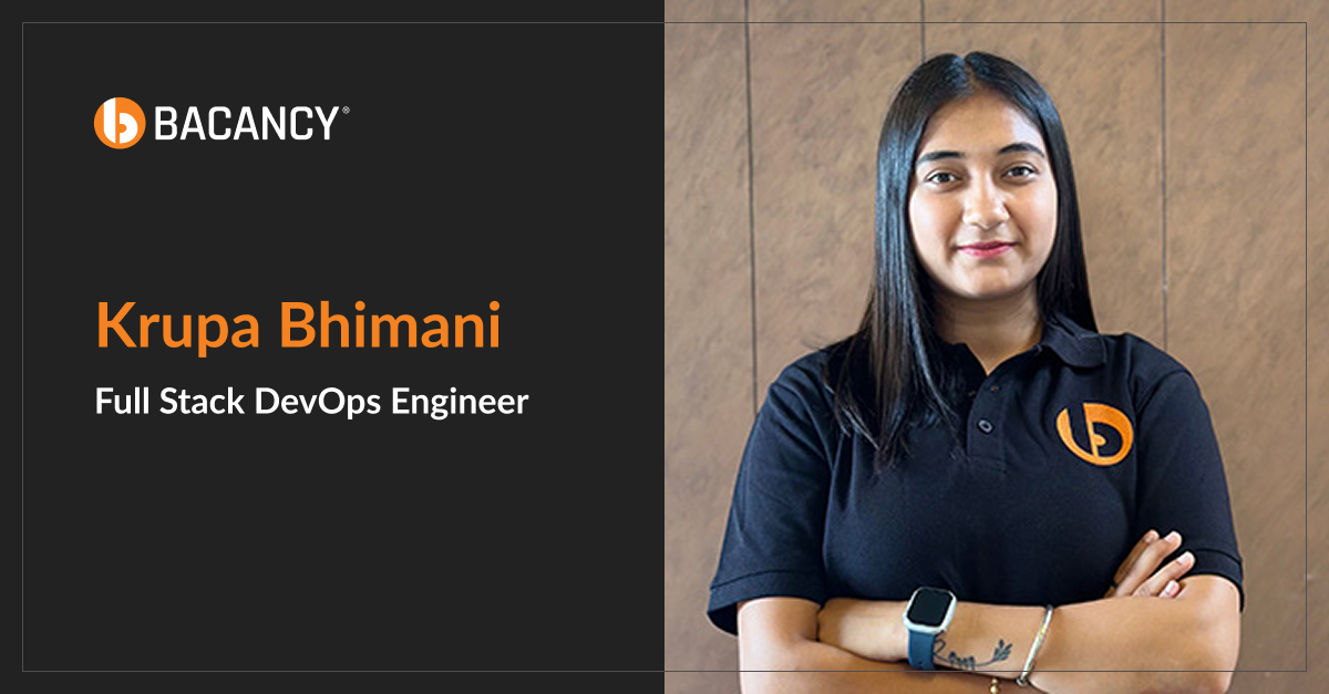 Krupa B- Sr Devops Engineer | Bacancy