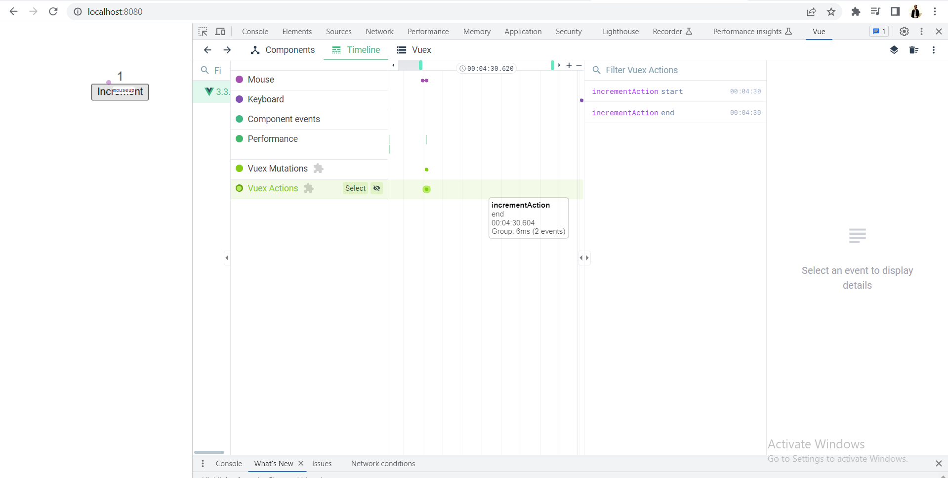 Recording Mutations And Actions In Vuejs Dev Tools Beta