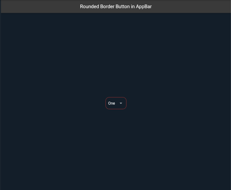 How To Create Rounded Border For Dropdownbutton In Flutter